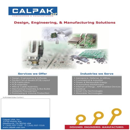 Calpak Intro - Brochure | PDF