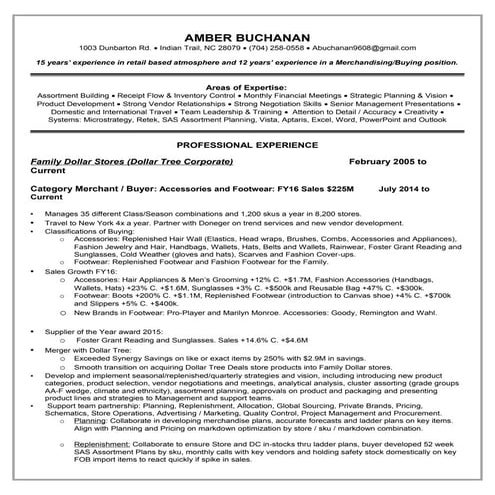 Amber Buchanan Resume | DOC