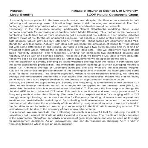 Model Blending | PDF