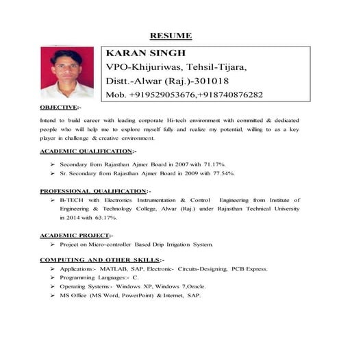 Karan RESUME-1 | DOCX