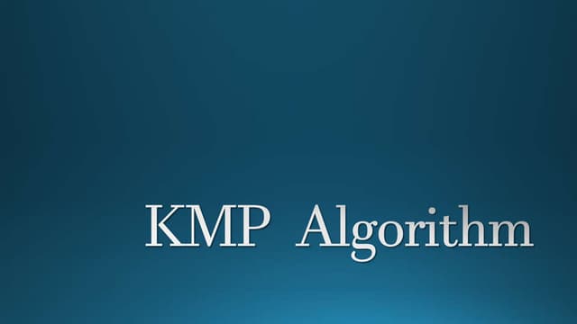 Kmpalgorithm String Matching Ppt 3857