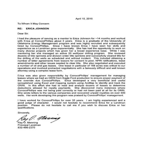 Reference Letter | PDF