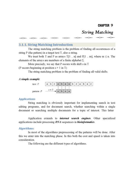 Kmp String Matching Algorithm Ppt 4150