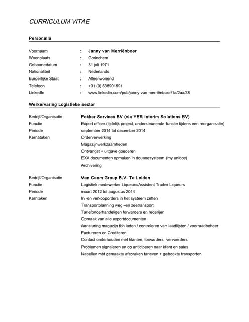 Curriculum Vitae nl.5.2.2015docx | PDF