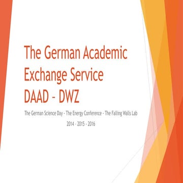 The German Academic Exchange Service - Events Live Coverage | PDF