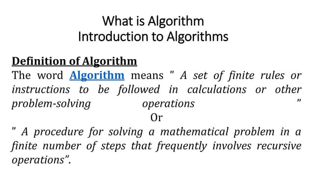 DAA INTRO.pdf of design analysis algorithms | PPT DAA INTRO.pdf of design analysis algorithms | PPT