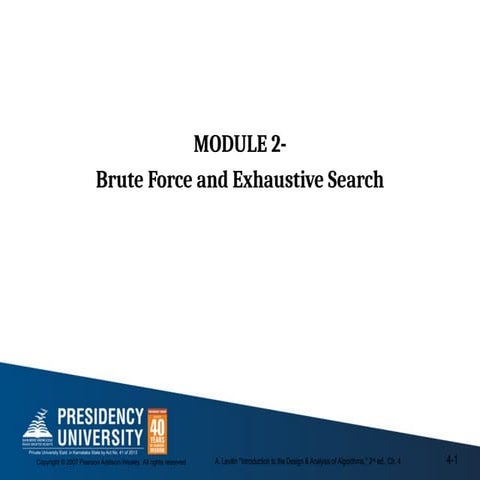 DAA_Module2 Brute Force and Exhaustive Search FINAL.ppt