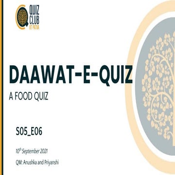 S05_E06: Daawat-E-Quiz | Anushka and Priyanshi | PDF