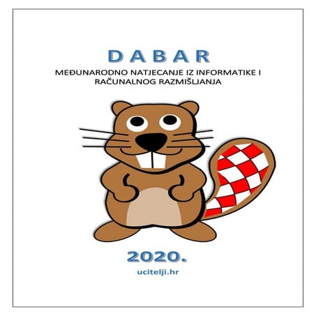 Dabarčić i mladi dabar - zadaci rešenja | PDF