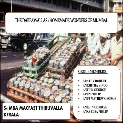 Dabbawala case study | PPTX