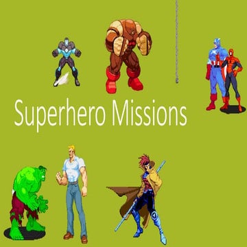 Superhero Missions | PPTX