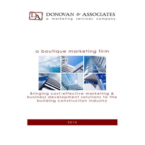 D&A Brochure 2010 | PDF | Marketing and Advertising | Business