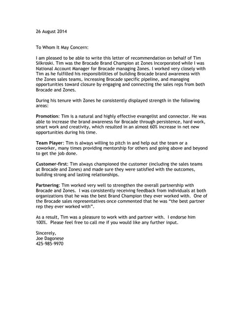 Reference Letter from Daniel Jahn | PDF