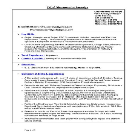 CV_Dharmendra Sarvaiya | DOC