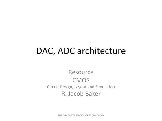 R-2R Ladder DAC | PPTX | Digital Audio | Computer Software and Applications