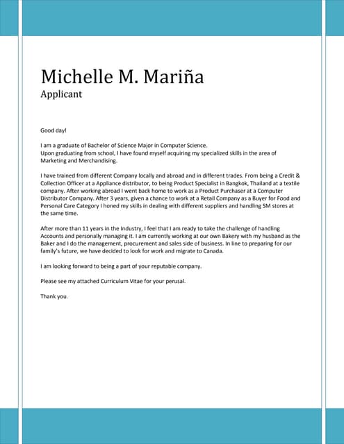 Michelle Marina presentations