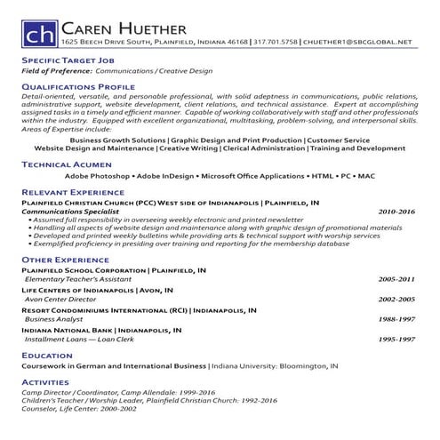 Resume CKH | PDF | Technology & Computing