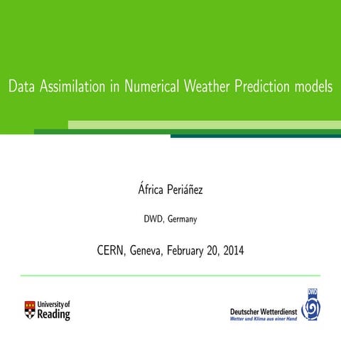 Data Assimilation In Numerical Weather Prediction Models Ppt