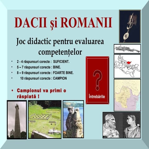 Dacii si romanii evaluare | PPT