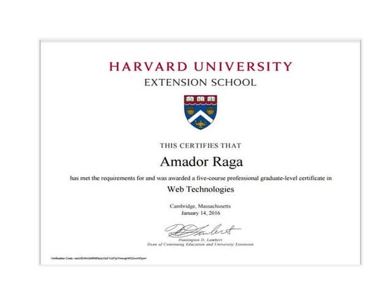 Harvard extension school Sustainability certificate | PPT