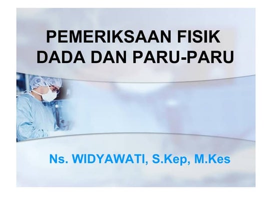 Pemeriksaan fisik thorax | PPT