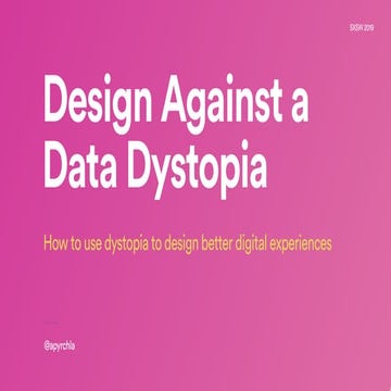 Design Against Data Dystopia | PDF