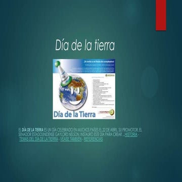 Dia de la tierra | PPTX