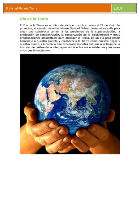 DIA DE LA TIERRA | PPT