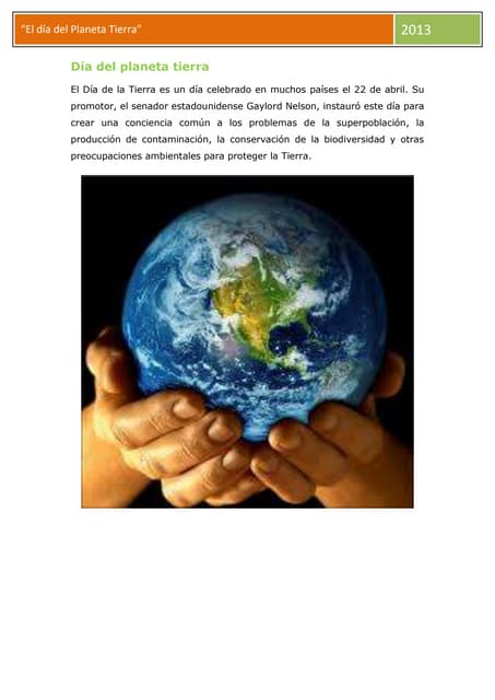 DIA DE LA TIERRA | PPT