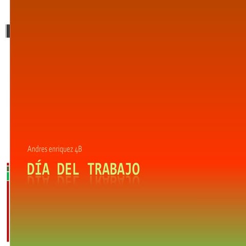 Día del trabajador | PPTX