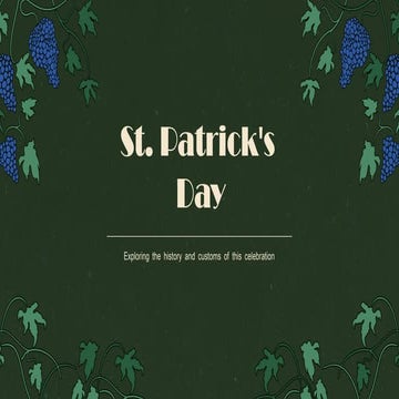 Día de San Patricio para niños explicacion facil | PPTX