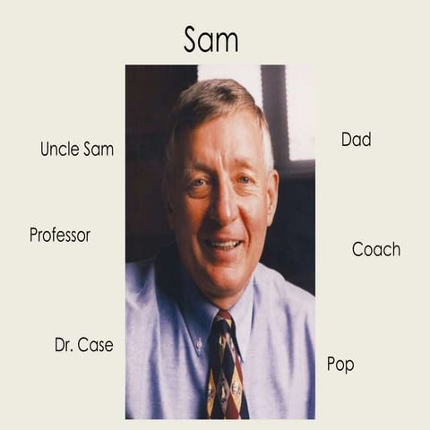 Photo Tribute to Sam Case | PPTX