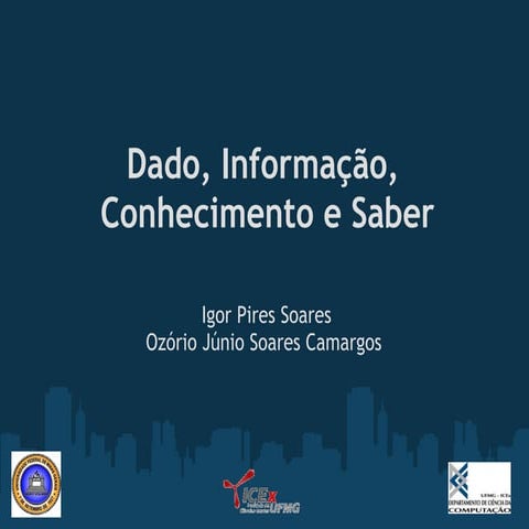 Integração de Dados, Informação, Conhecimento e Saber | PDF