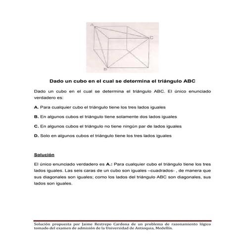 Problemas con triangulos | PDF