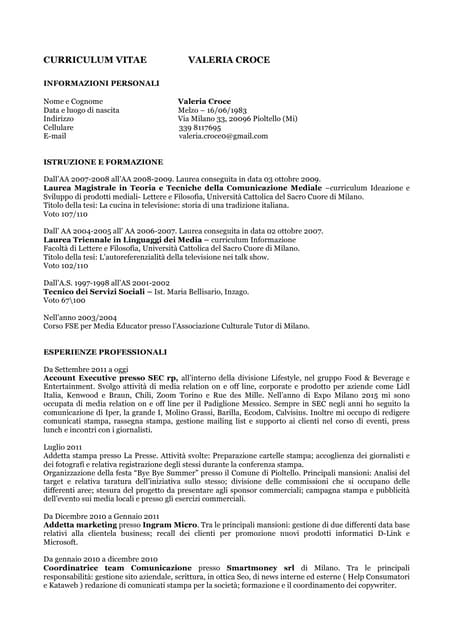 CURRICULUM VITAE di Heathcliff Bottega | PDF