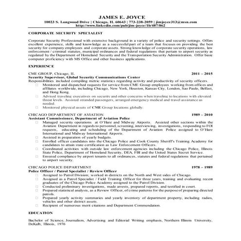 James E Joyce 2016 | DOCX