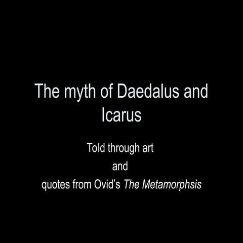 Icarus and daedalus | PPT