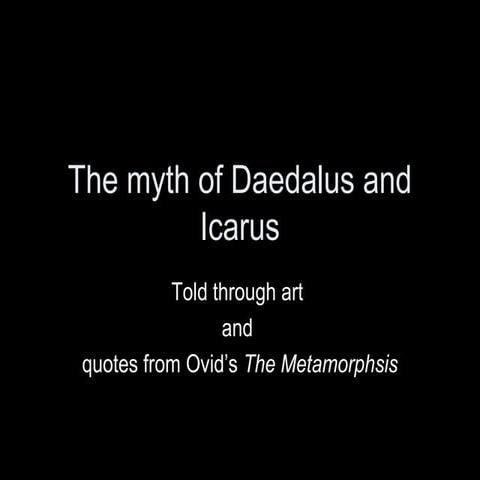 Daedalus and icarus in art | PPT