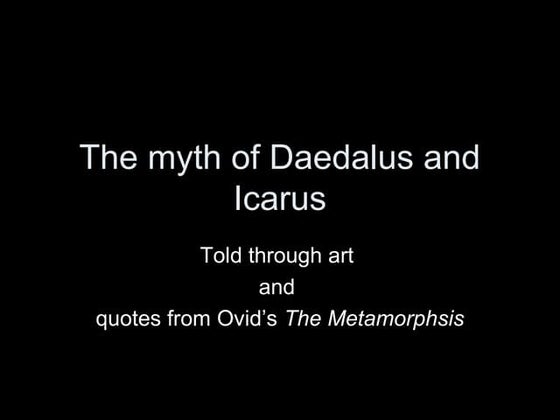 Daedalusand Icarus | PPT