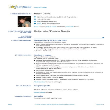 Morassi Davide | PDF