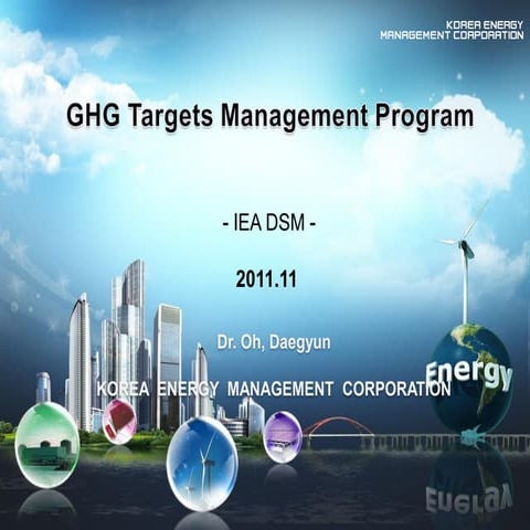 GHG Target Management Program in Korea | PDF