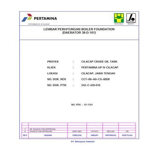 Daerator revisi | PDF