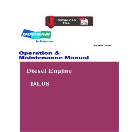 Doosan d24 nap diesel engine service repair operation maintenance ...