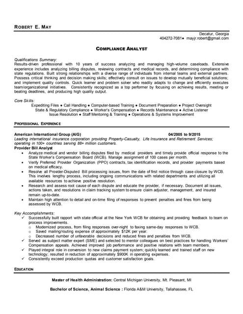 REGULATORY COMPLIANCE A RESUME_Romalie_Valdes1 | PDF