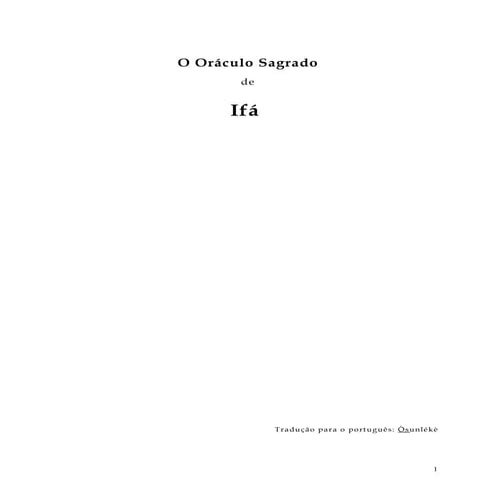 Basic obi abata_divination | PDF