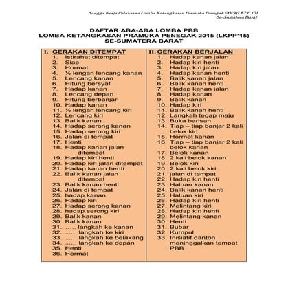 Daftar aba | PDF