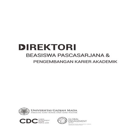 Daftar beasiswa lengkap | PDF