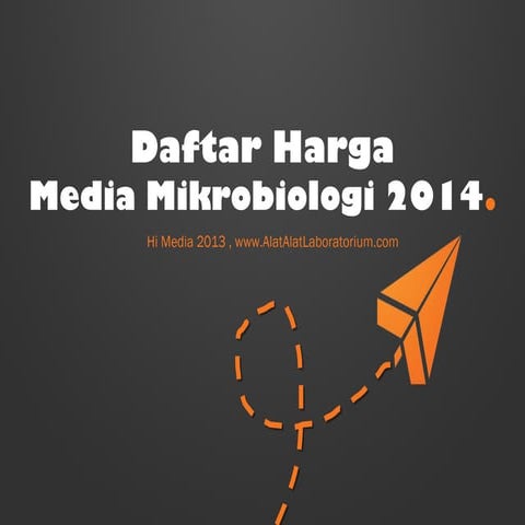 Daftar Harga Contact atau Dip Slides Merck Millipore 2015 | PPT