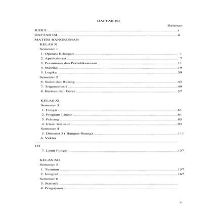 Daftar isi | DOC