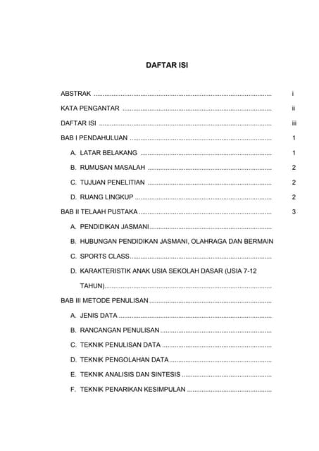 3. daftar isi | DOC